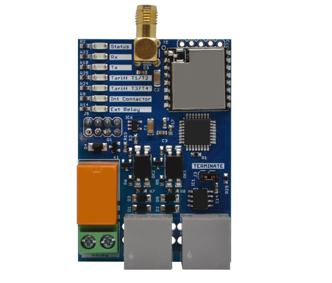 Riecktron Tariff and Load Control Module With RS485-LoRa/W-MBus for Kamstrup